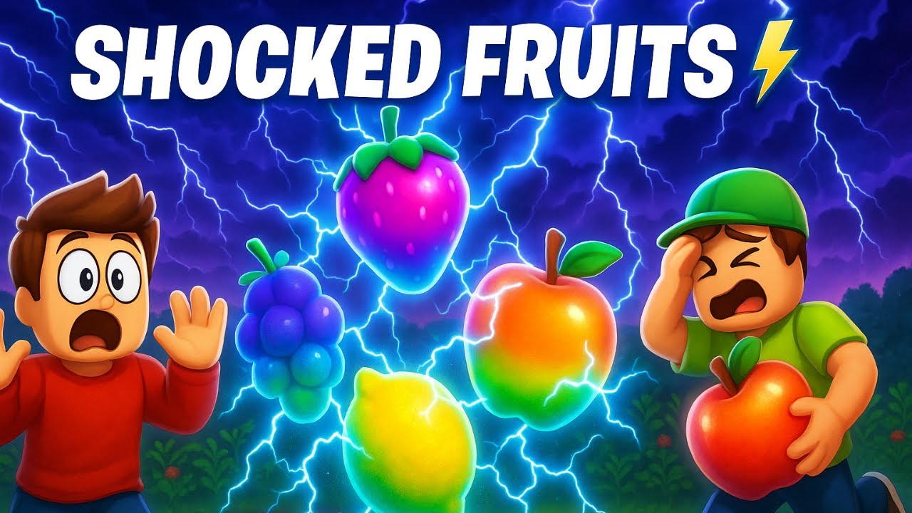 All the FRUITS Got SHOCKED in Grow a Garden! - YouTube