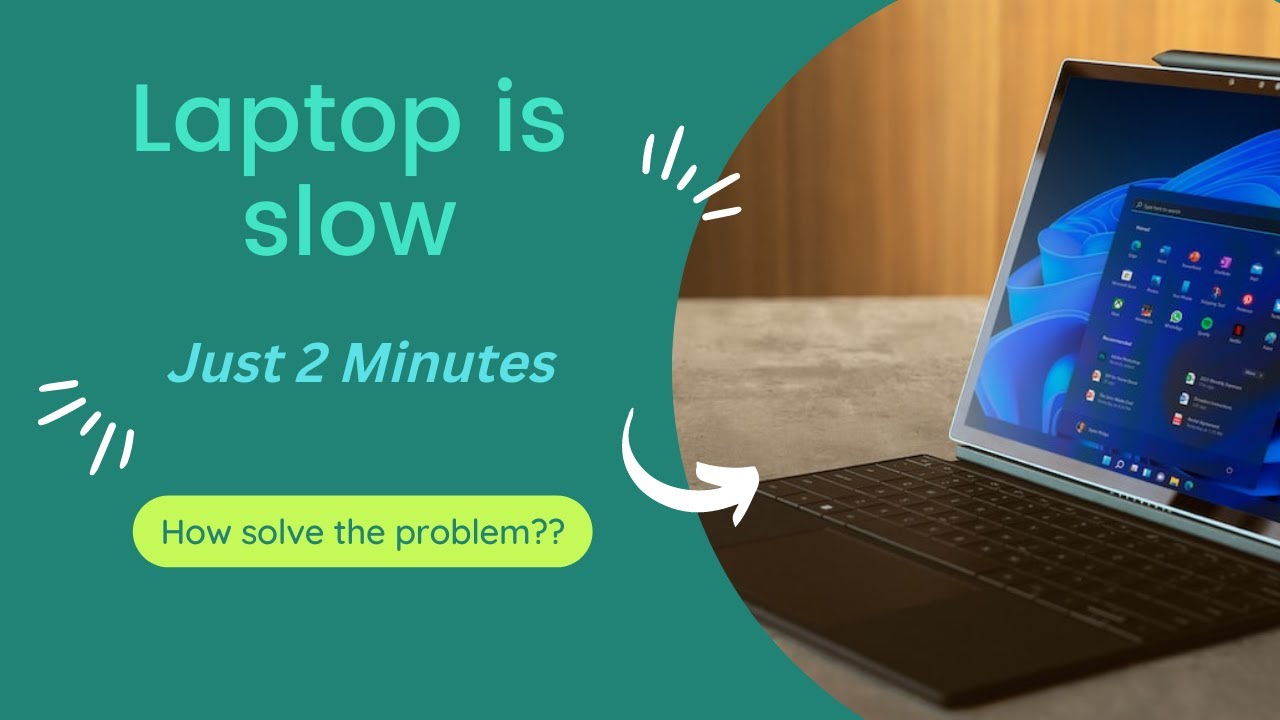 How to solve the laptop slow problems? - YouTube