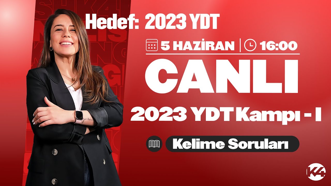 2023 YDT Kampı- I / Kelime Soruları 🚨 - YouTube