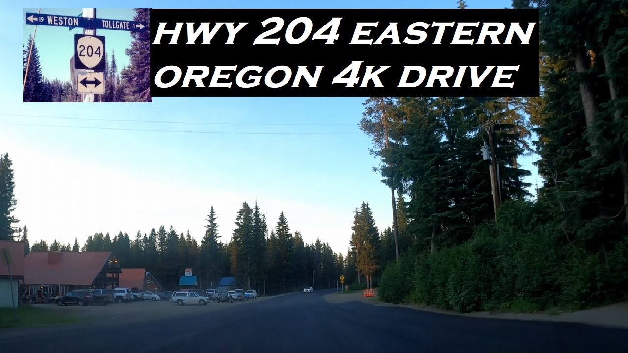 Highway 204 | Eastern Oregon | 4k Drive - YouTube