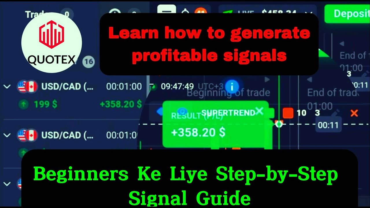 Quotex Signals Kaise Follow Karein: Hamare Sath Step-by-Step Guide ...