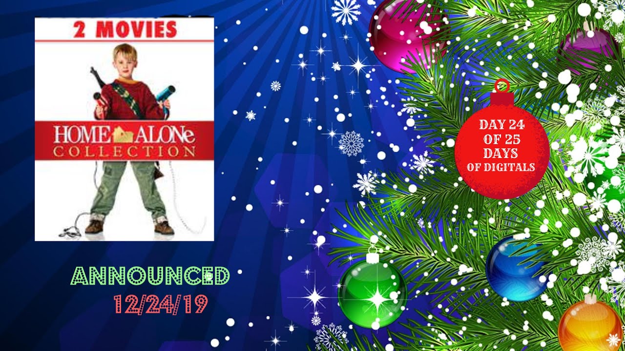HOME ALONE 1 AND 2 DIGITAL CODE IS NOW (CLOSED).12/24/19 - YouTube