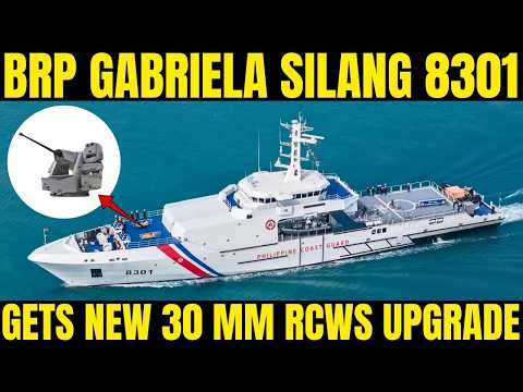 BRP Gabriela silang (8301) Gets New 30mm RCWs Upgrade