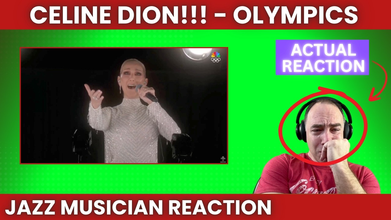 OMG 🔥 Inspirational and Brilliant! Jazz Musician Reacts to Celine Dion at Paris Olympic Opening ...