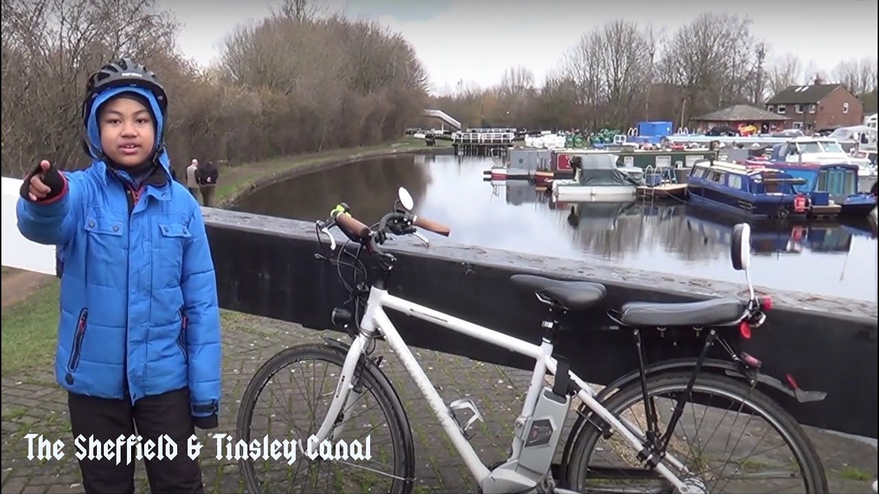 Cycling to Tinsley Marina, Sheffield - YouTube