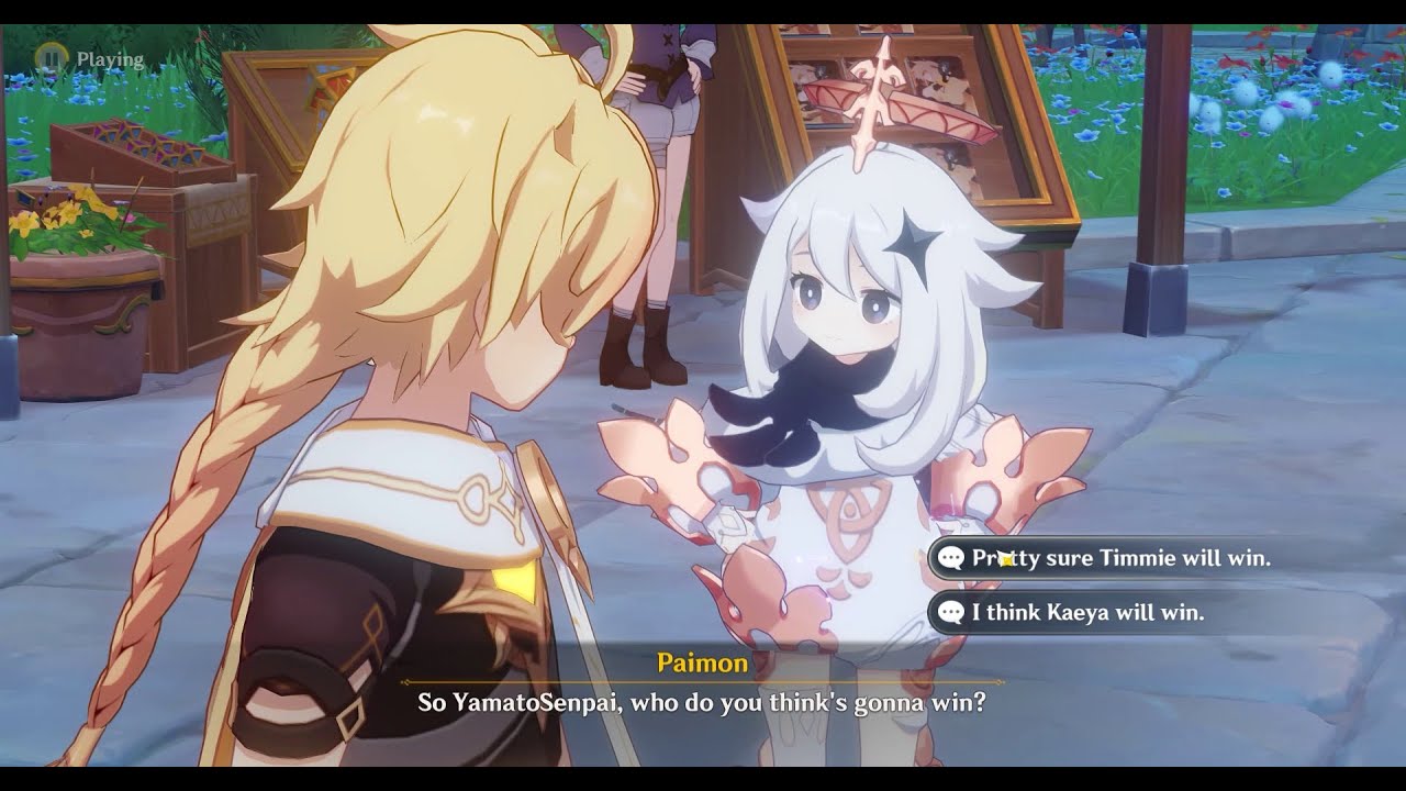 Paimon Making A Bet (Duel the Summoner's Summit Event) | Genshin Impact ...