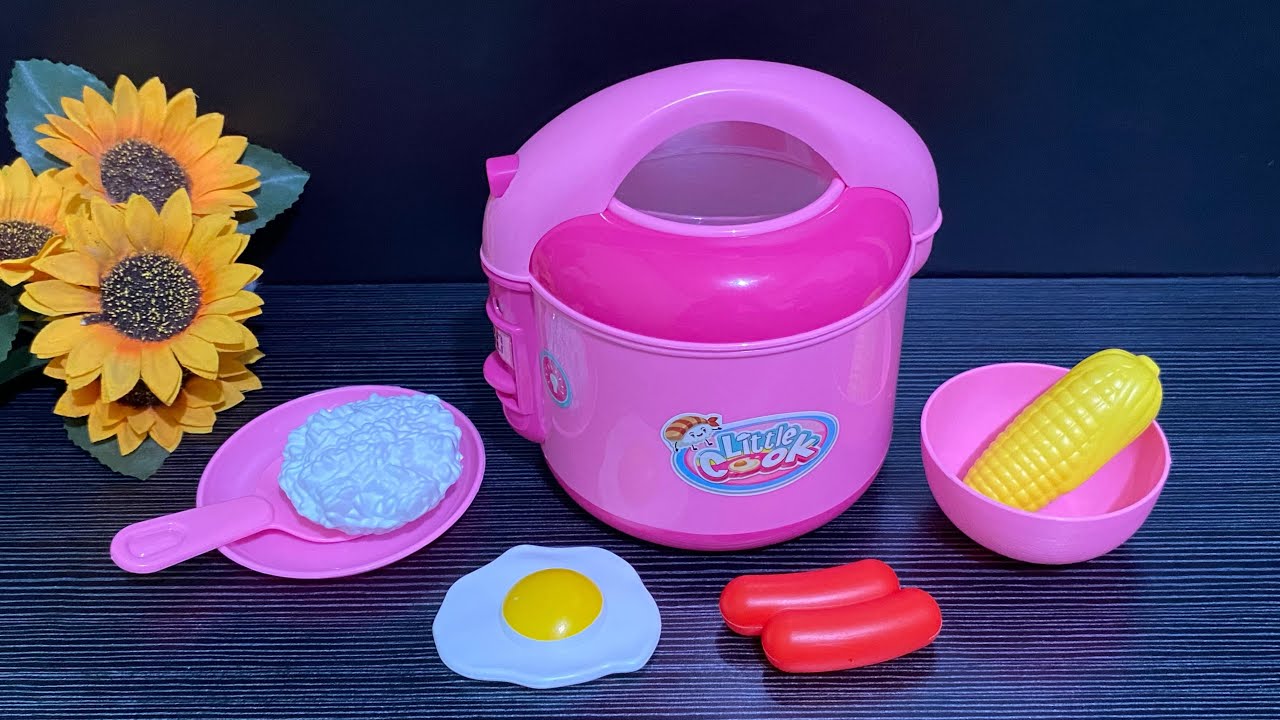 6 MINUTES SATISFYING WITH UNBOXING KITCHEN ALIVE RICE COOKER SET TOY ...