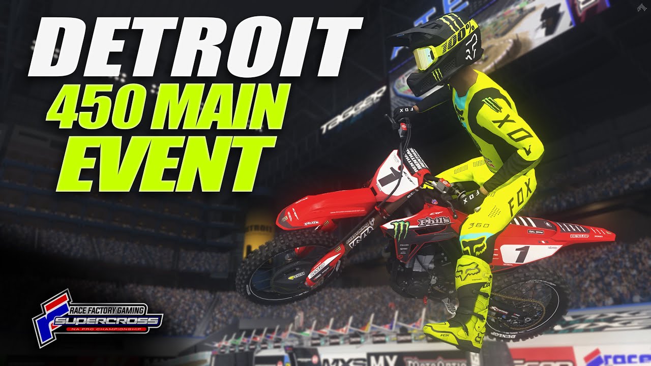 2022 Detroit 450 Main Event MX Simulator - YouTube