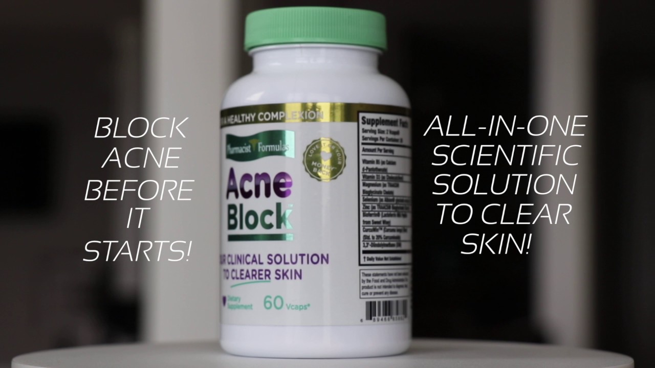 ACNE BLOCK Clinical Solution For Stopping Breakouts - YouTube