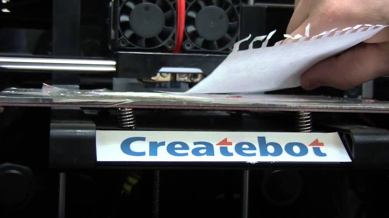 3D-принтер Create Bot 2 - Калибровка платформы - YouTube