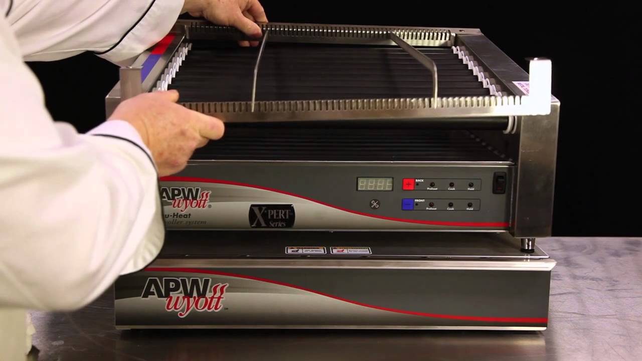 Digital HotRod® Roller Grills - APW Wyott - YouTube