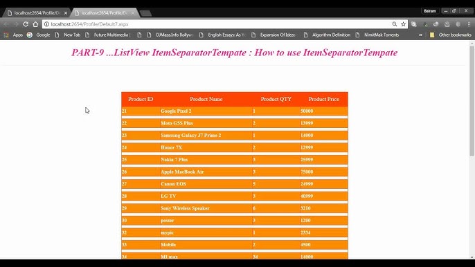 ASP NET ListView How To Use EmptyDataTemplate In Listview, 42% OFF ASP NET ListView How To Use EmptyDataTemplate In Listview, 42% OFF