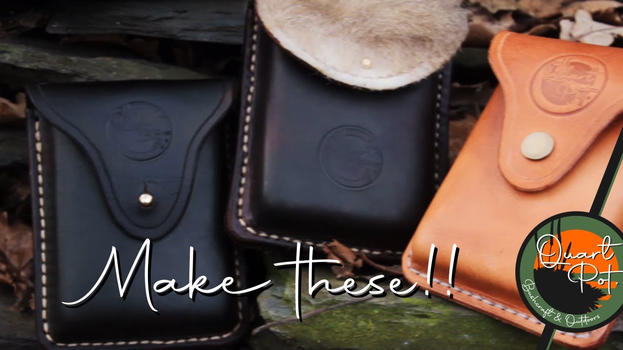 Making a Wet Formed Leather Pouch | Full Walkthrough - It's easier than ...