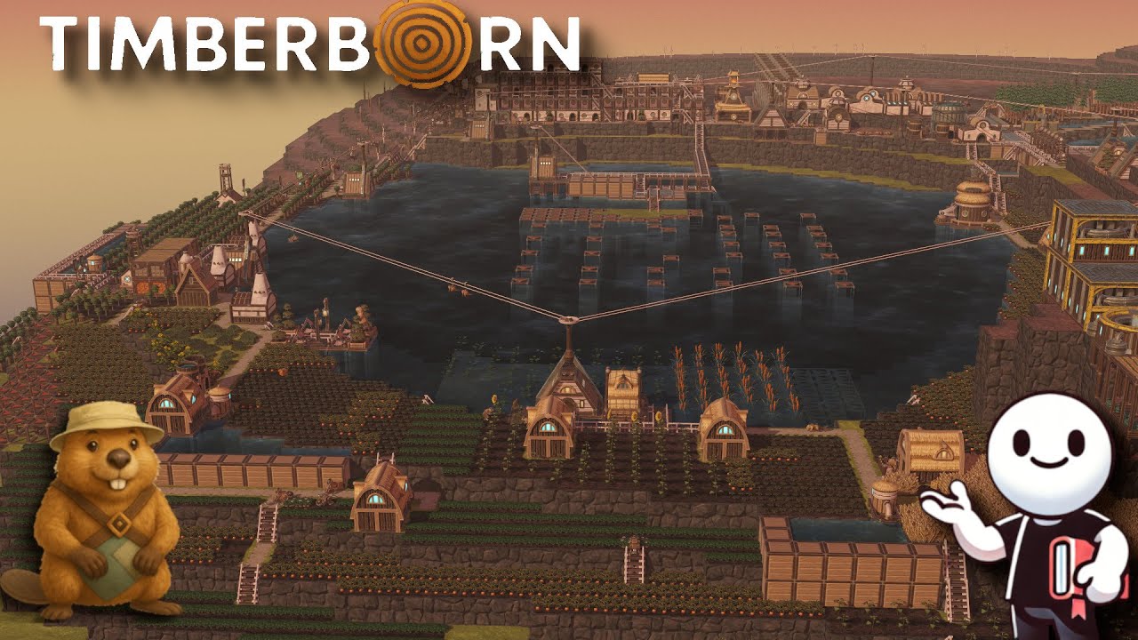 Massive Wind Farm Expansion - Timberborn Folktails | Hard | E34 - YouTube