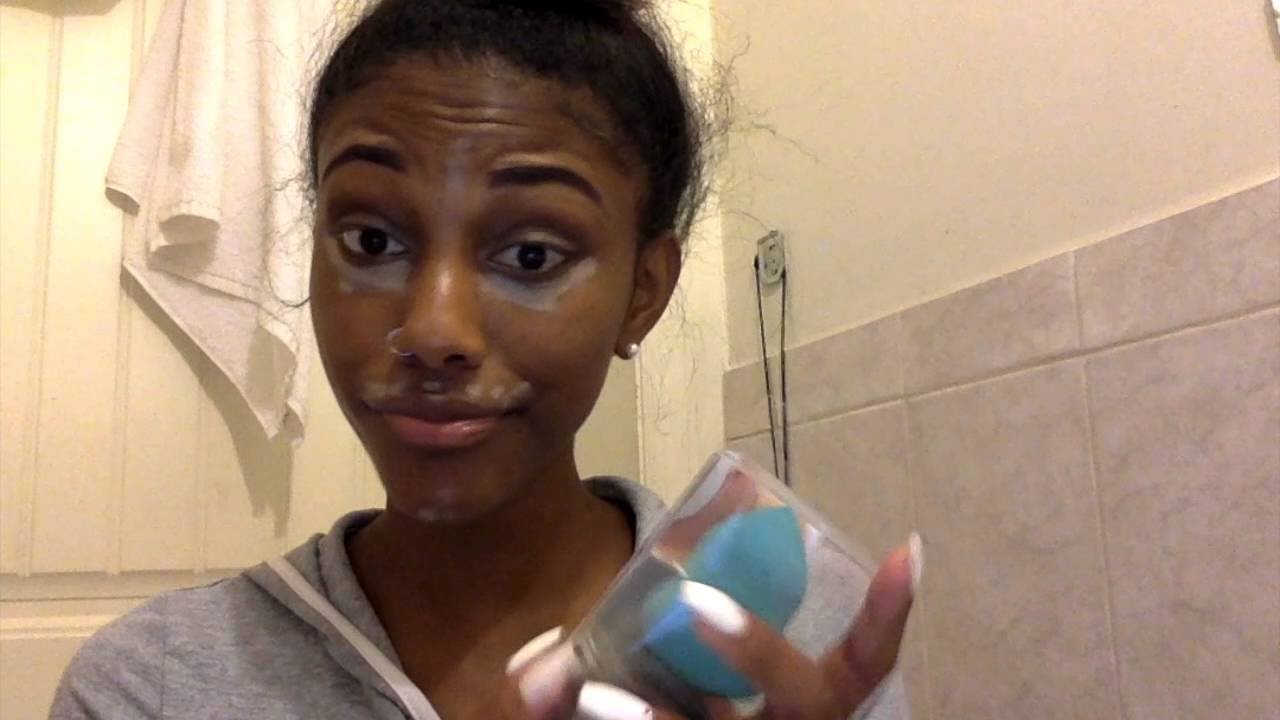 FIRST time doing makeup - YouTube