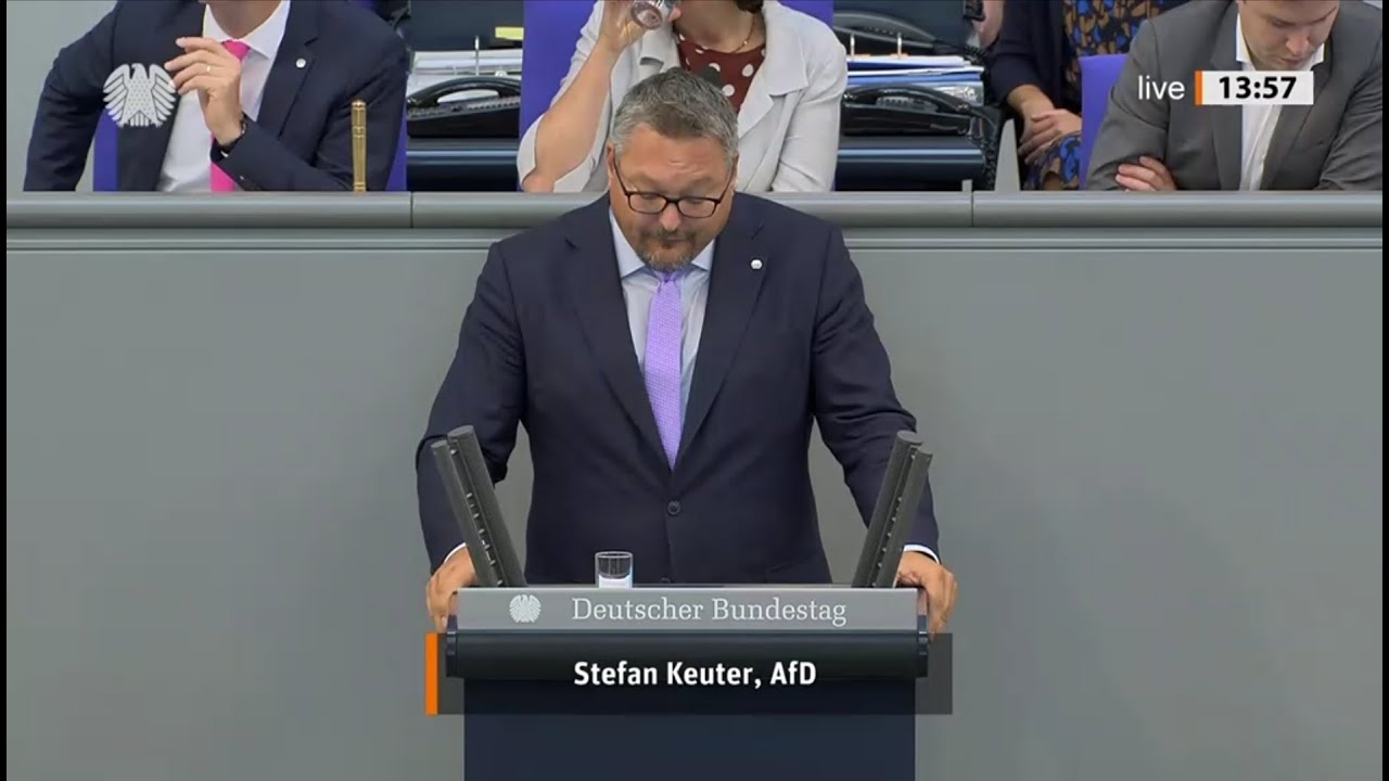 AKTUELL : REDE STEFAN KEUTER ( AFD ) AM 6.SEPTEMBER IM DEUTSCHEN ...