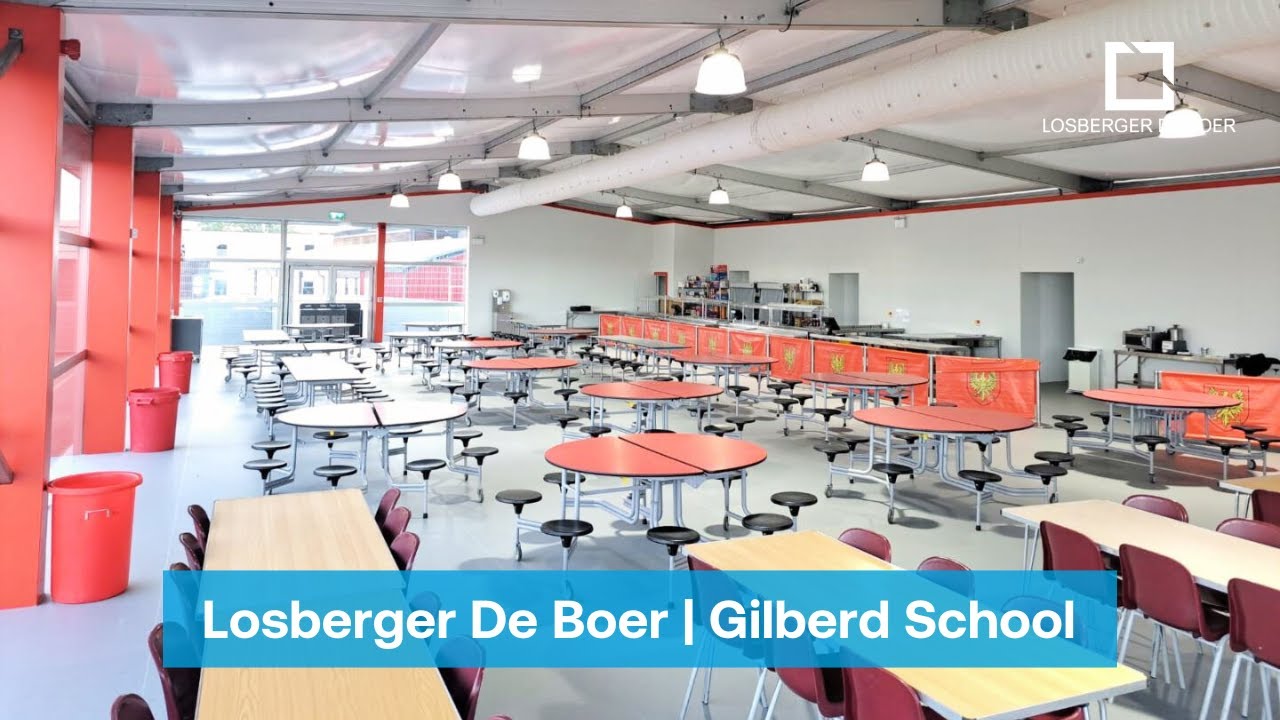 New kitchen and dining hall for the Gilberd School in 4 weeks - YouTube