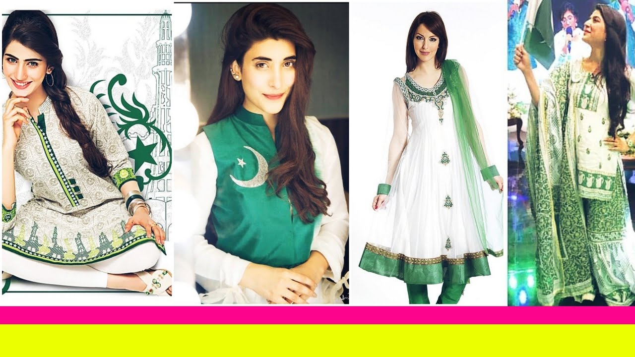 14 august dress designs /happy independence day /Pakistan Special Green ...