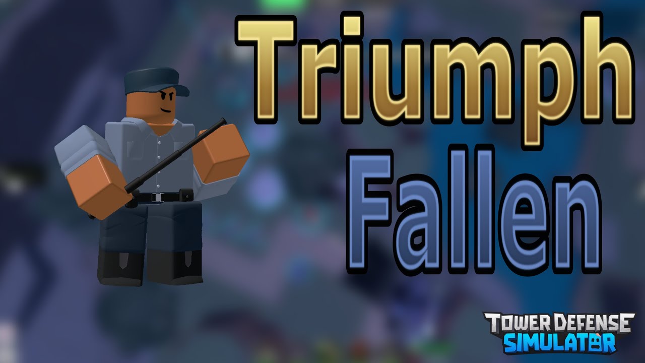 [TDS] Solo Triumph Fallen Mode Using Warden, Turret, And Supports - YouTube