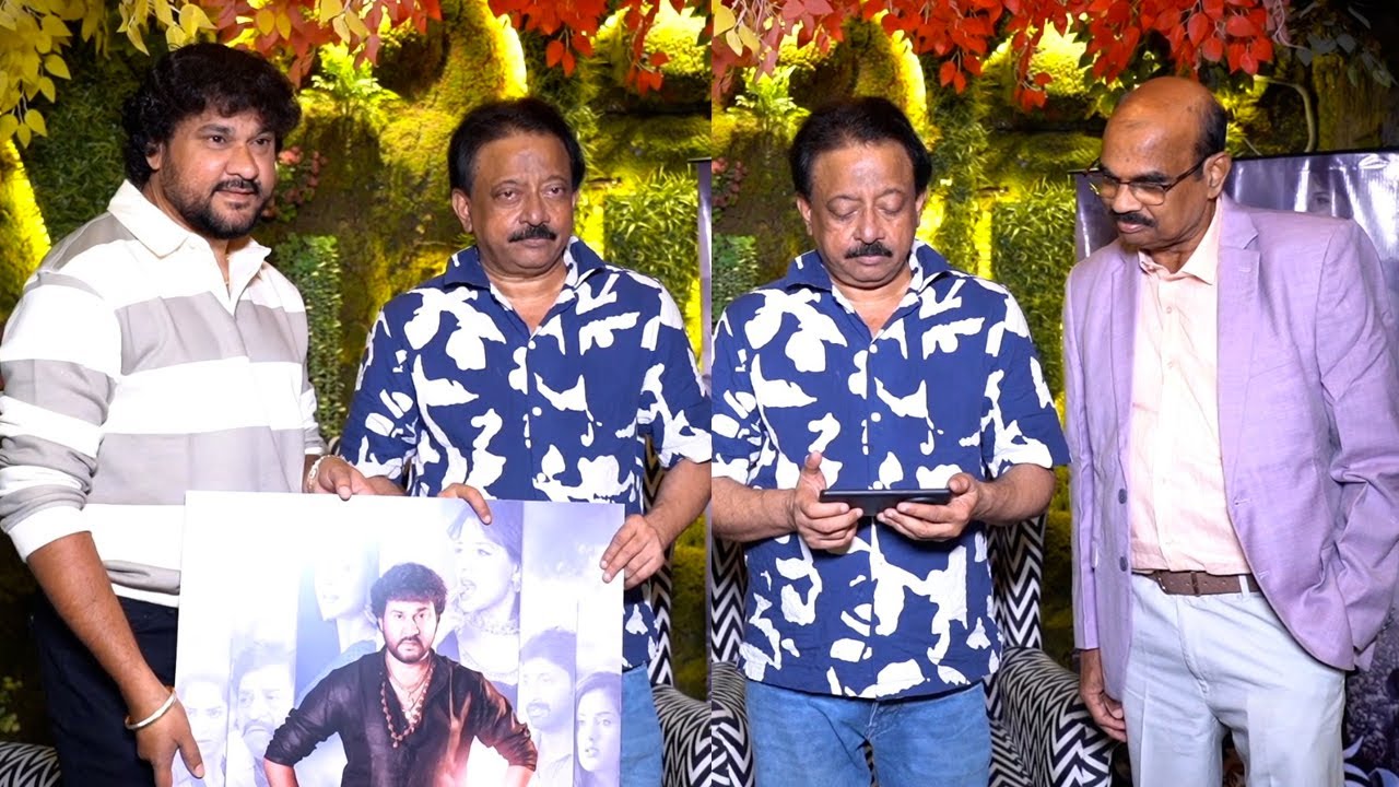 Harudu Movie Poster & Glimpse Launch By RGV | Raj Talluri, Hebba Patel ...