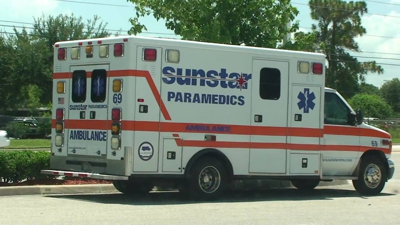 SUNSTAR PARAMEDICS AMBULANCE 69 FLORIDA IN HD - YouTube