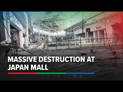 Police bodycam captures devastation inside Japan mall after post-quake explosion | ABS-CBN News