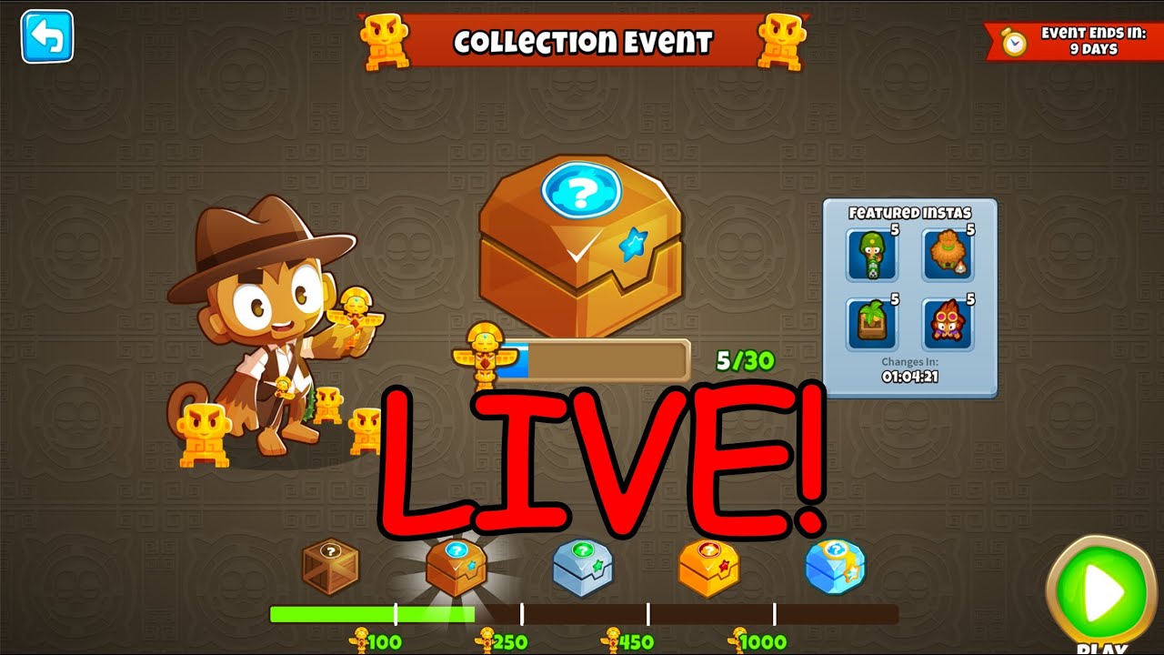 Bloons TD6 Live Collection Event Grinding – BTD6 - YouTube