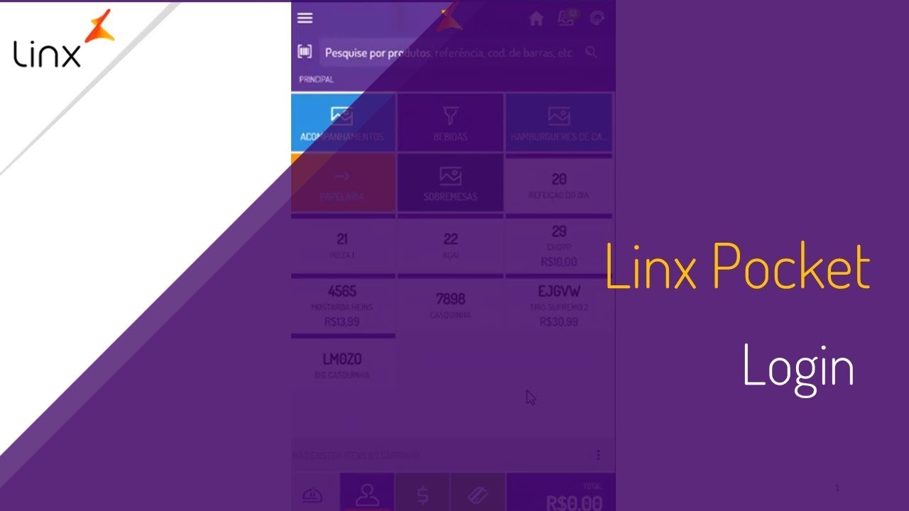Linx Pocket - Login - YouTube