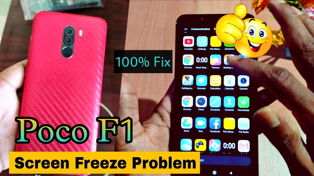Poco F1 Screen Freeze Problem 100% Fix | How To Fix Poco F1 Screen ...