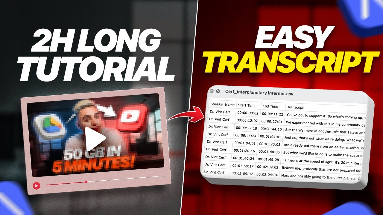 Free AI Video Transcription | Directly from Google Drive! - YouTube