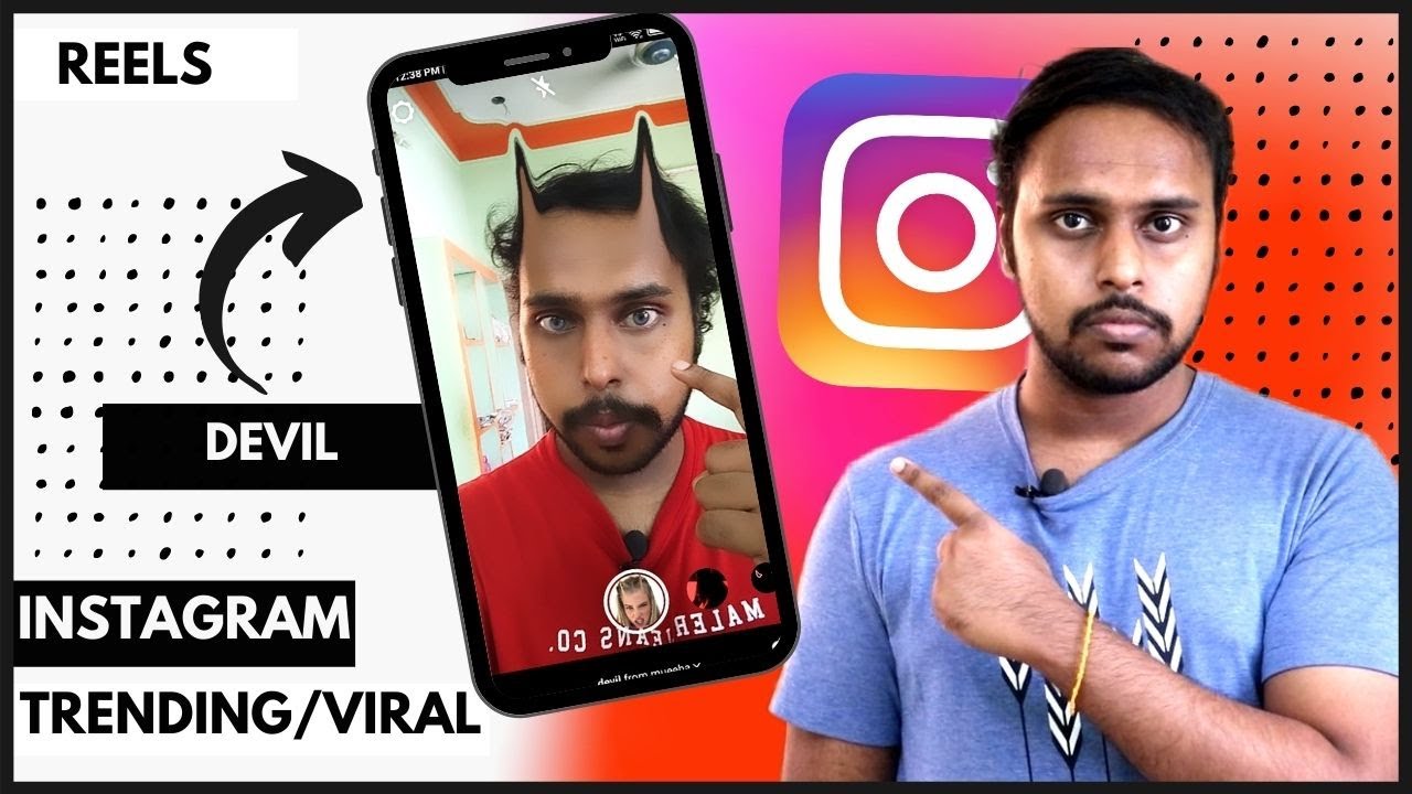 How to get devil filter on Instagram | New Instagram Trending Filter ...