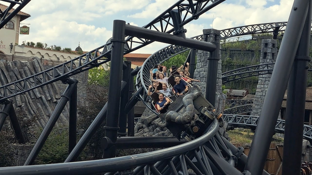 Taron - Phantasialand | Off-Ride Footage July 2022 - YouTube