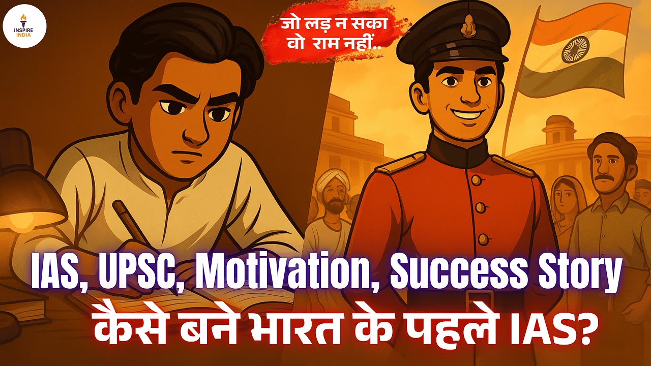 “Motivational Story of India’s First IAS Officer | संघर्ष से सफलता तक ...
