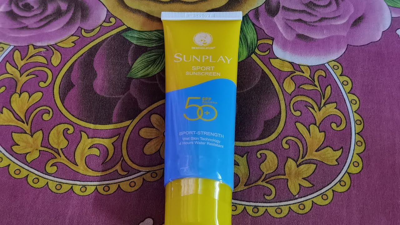 Sweat Resistant Sunscreen Introduction : Sunplay Sport Sunscreen SPF 50 ...