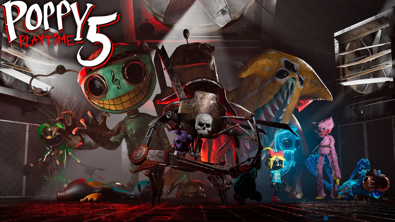 Poppy Playtime: Chapter 5 - ALL NEW BOSSES COMPLETED (Season 2-3) - YouTube