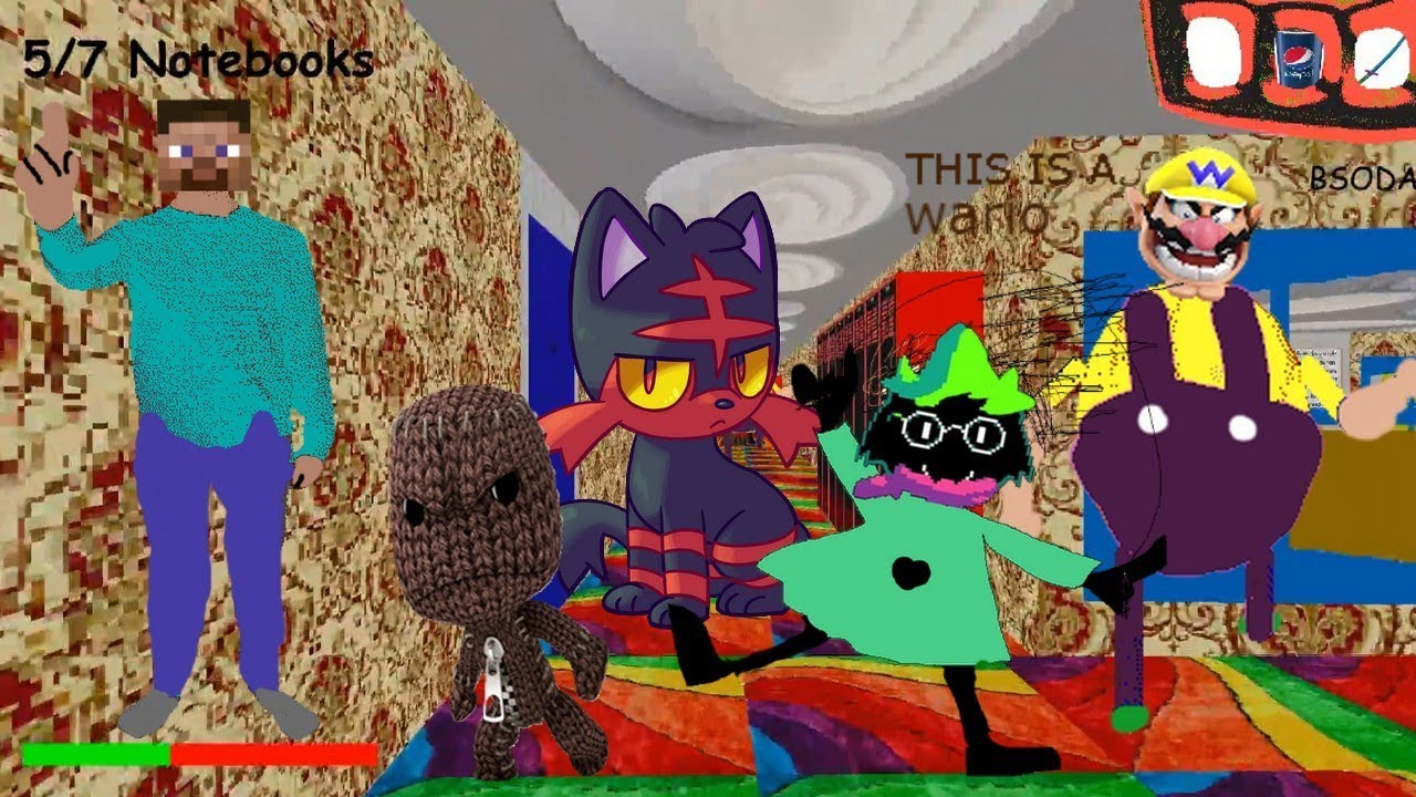 Litten faculty class (New update) - Baldi's Basics Mod - YouTube