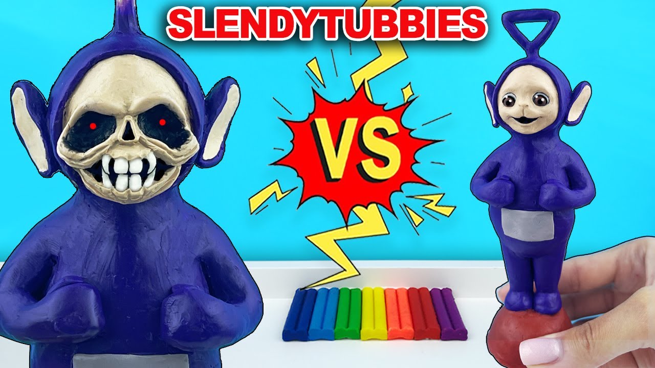 Clay - Teletubbies. Tinky Winky SlendyTubbies CreepyPasta. Made from ...