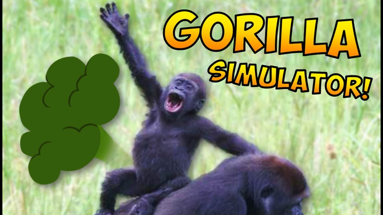 I AM A FARTING GORILLA! | Gorilla Simulator - YouTube