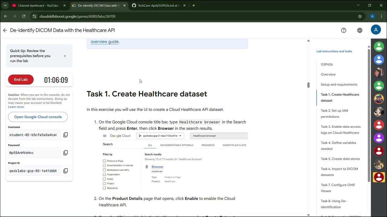 De-identify DICOM Data with the Healthcare API || #GSP626 || By Arcade Helper - YouTube