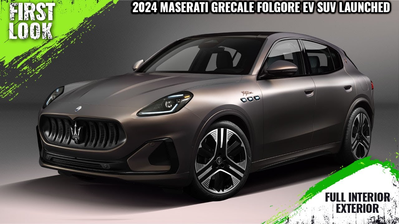 2024 Maserati Grecale Folgore EV SUV Launched - 501 Km Range - Full Interior Exterior - YouTube