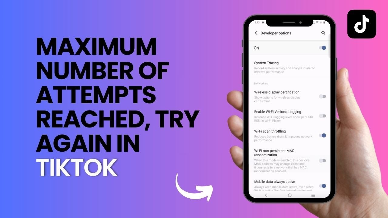 How to Fix the Maximum Number of Attempts Reached, Try Again in TikTok ...