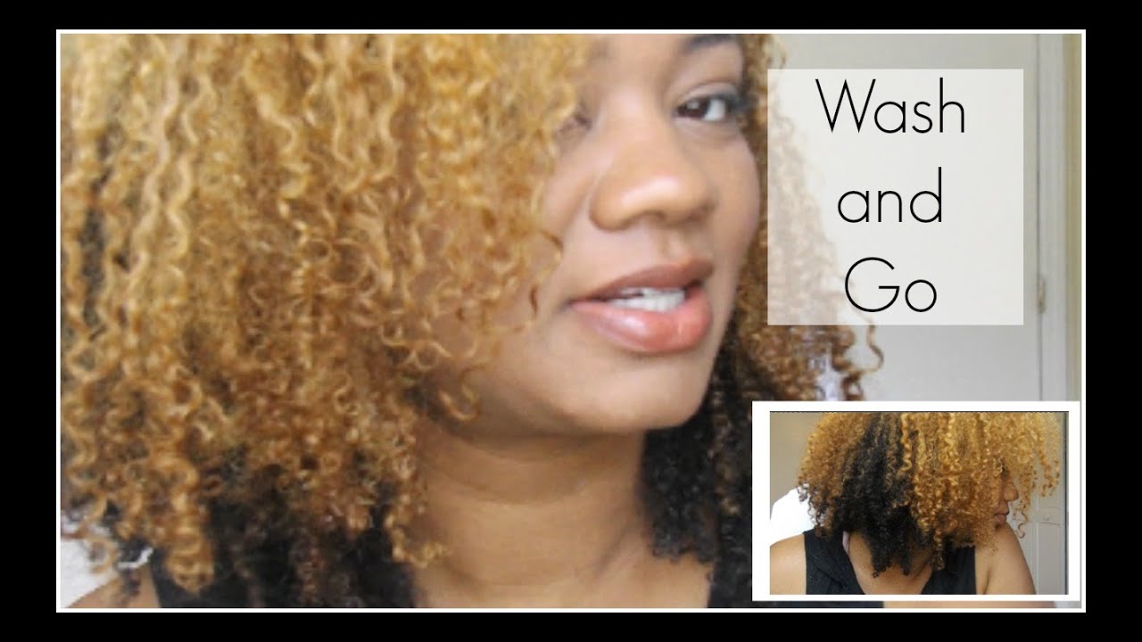 My Wash and Go Routine - YouTube