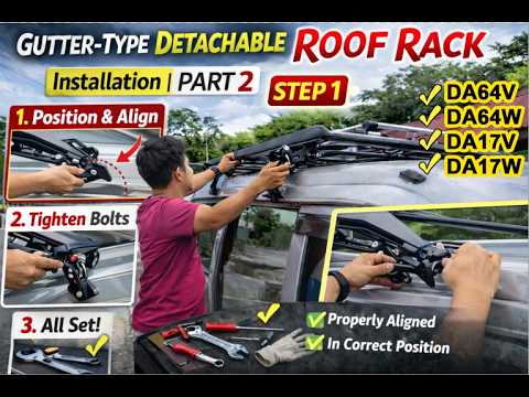 DA64V Detachable roof Rack | Step 1 Assemble | Part 2 - YouTube