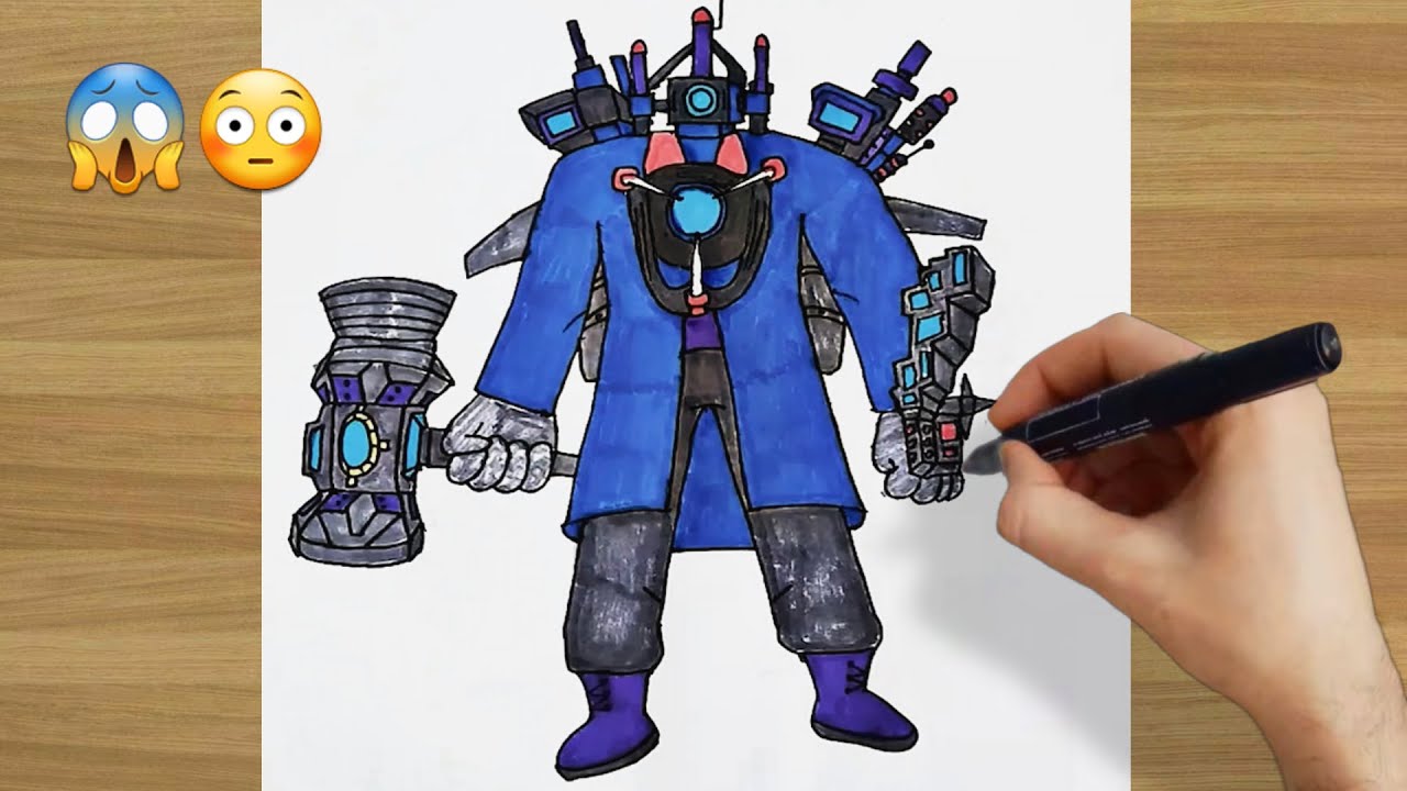 How to Color Upgraded Titan Cameraman - Skibidi Toilet - Coloring ...