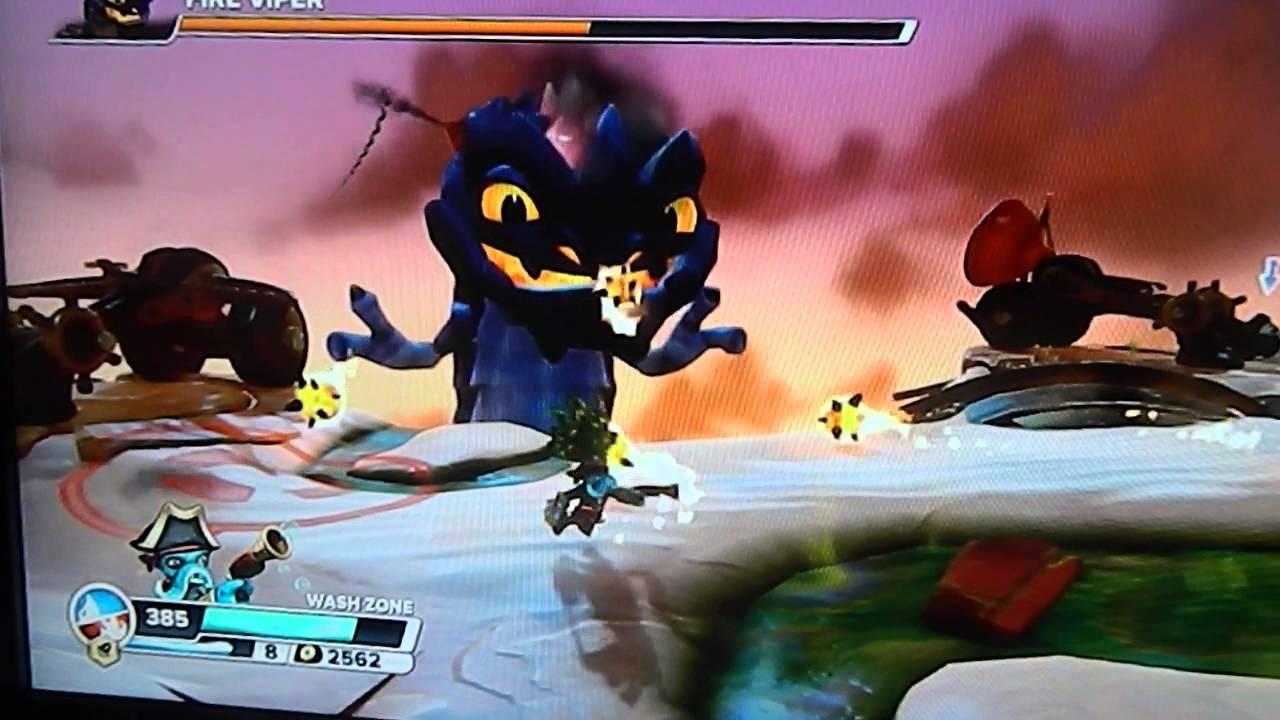 Skylanders Swap Force - Fire Viper Boss Battle - YouTube