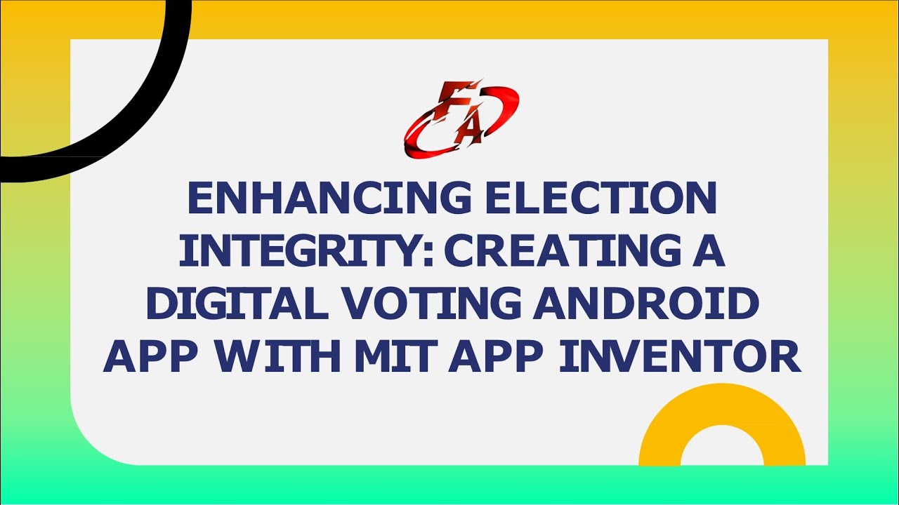 Digital Polling in School People Leader Selection android App Using MIT ...