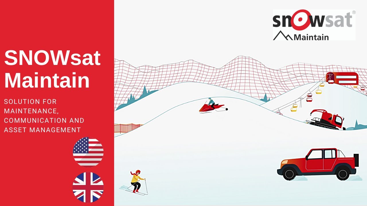 SNOWsat Maintain - Solution for maintenance and asset management - YouTube