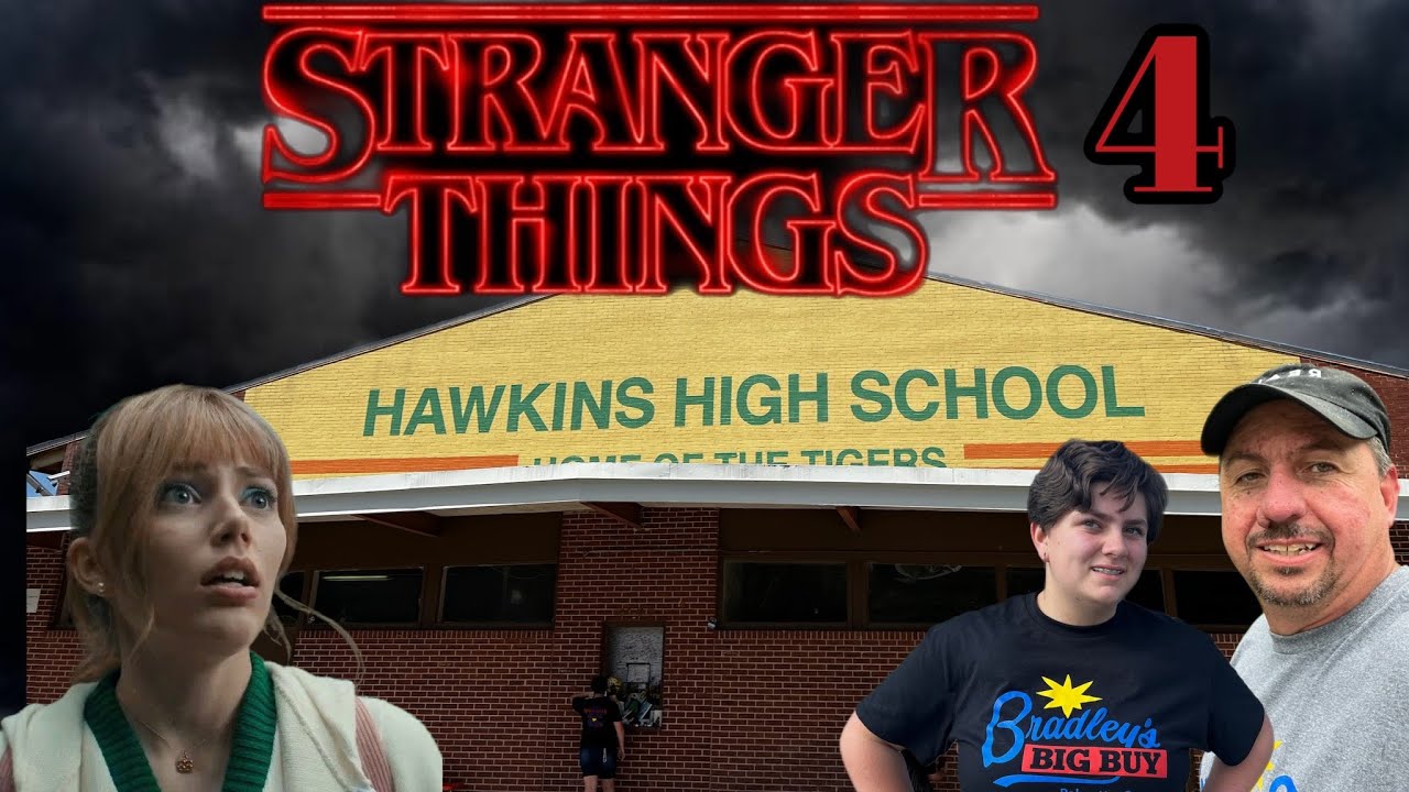 STRANGER THINGS Filming Locations / Hawkins High School - YouTube