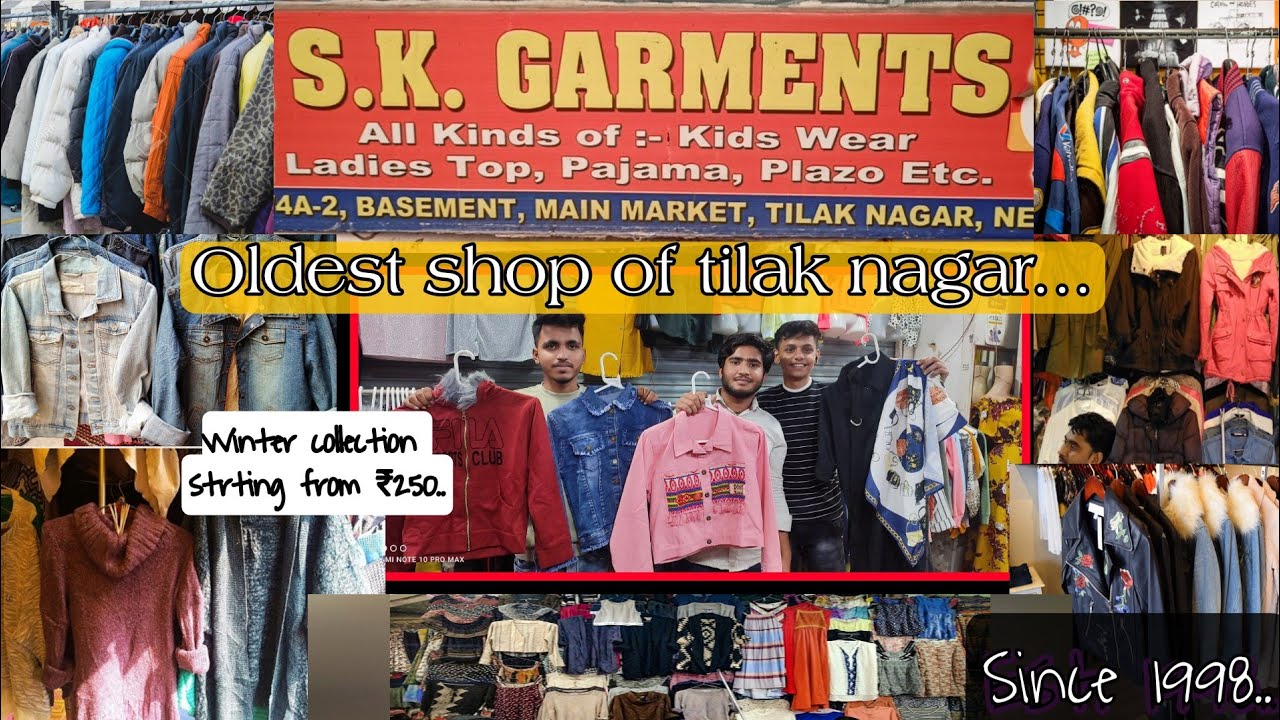 Tilak Nagar Market Delhi 2021 | Latest Winter Collection | Cheapest And ...