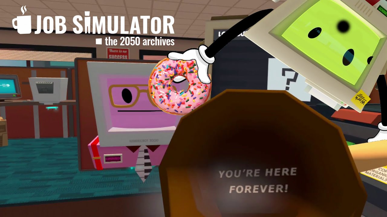 Job Simulator VR - Low Gravity Office Worker! #gameplay - YouTube
